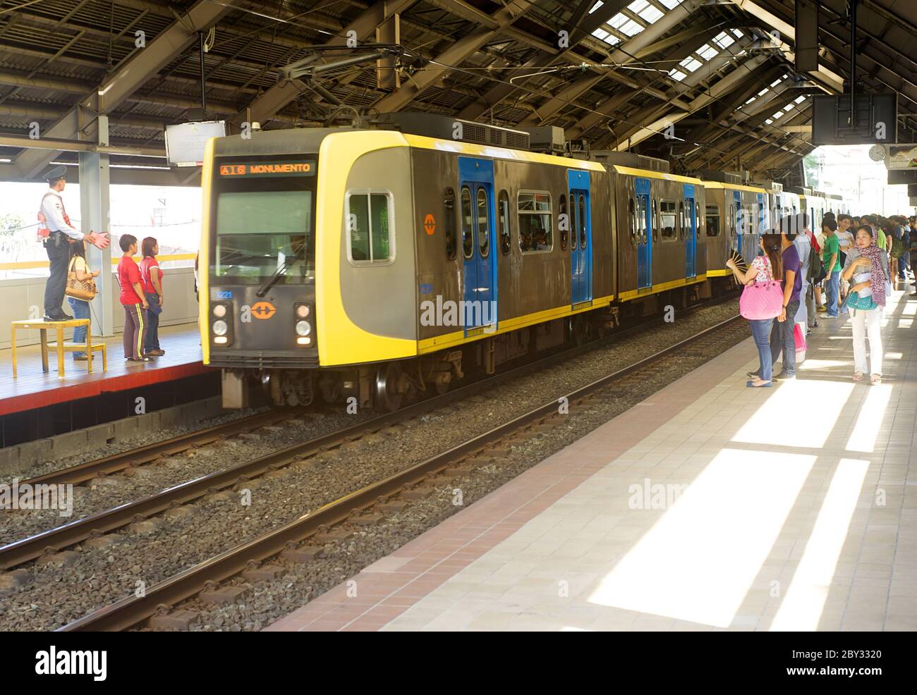 Manila Light Rail Transit Stock Photo - Alamy
