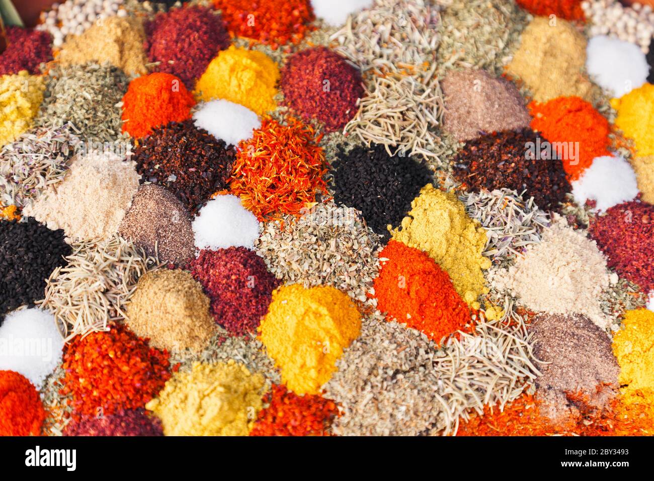 Spices pattern hi-res stock photography and images - Alamy