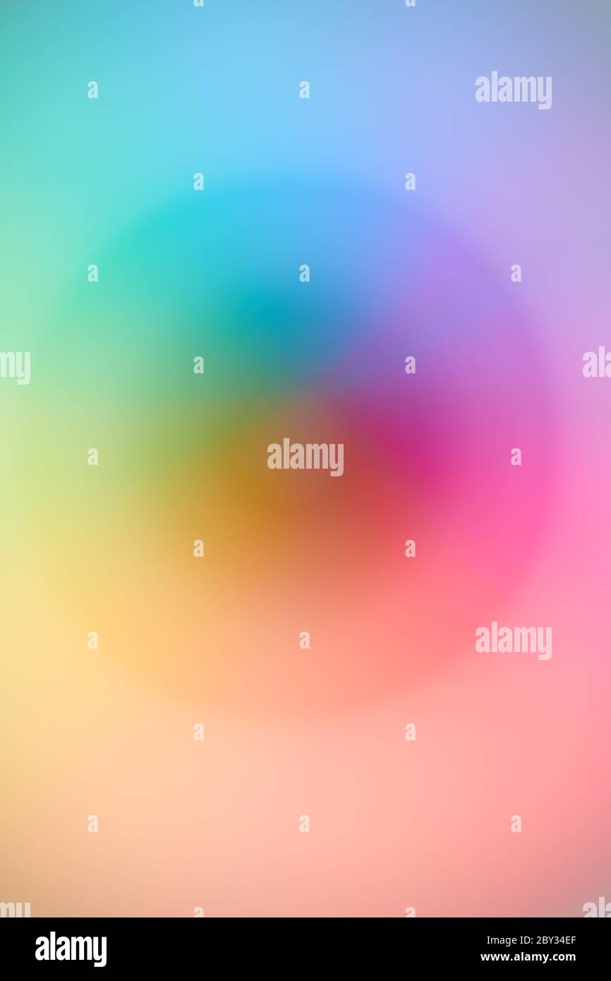 Blurred, soft and variegated colors of a rainbow, suitable for a ...