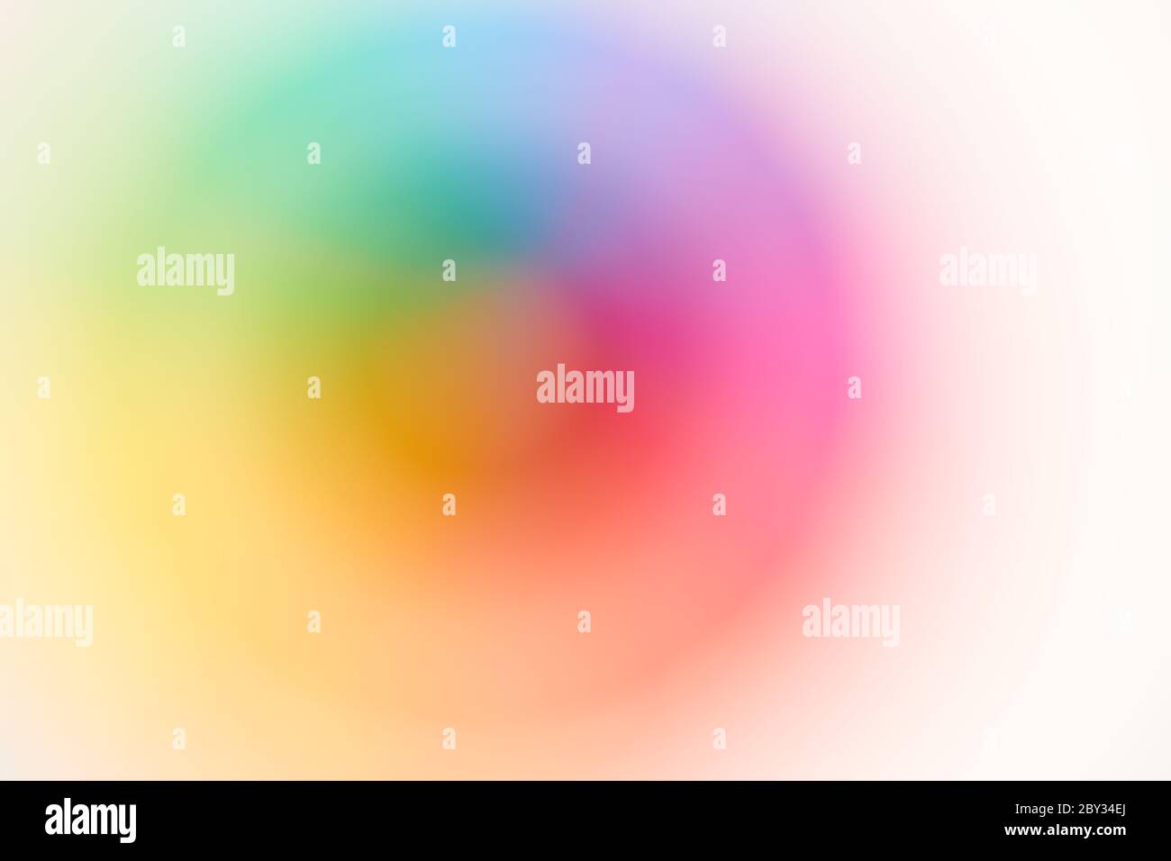 Blurred, soft and variegated colors of a rainbow, suitable for a ...