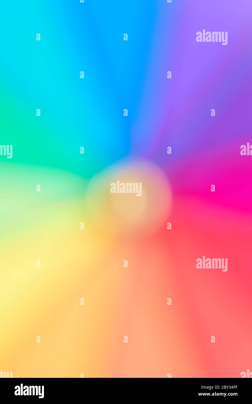 Blurred, soft and variegated colors of a rainbow, suitable for a ...