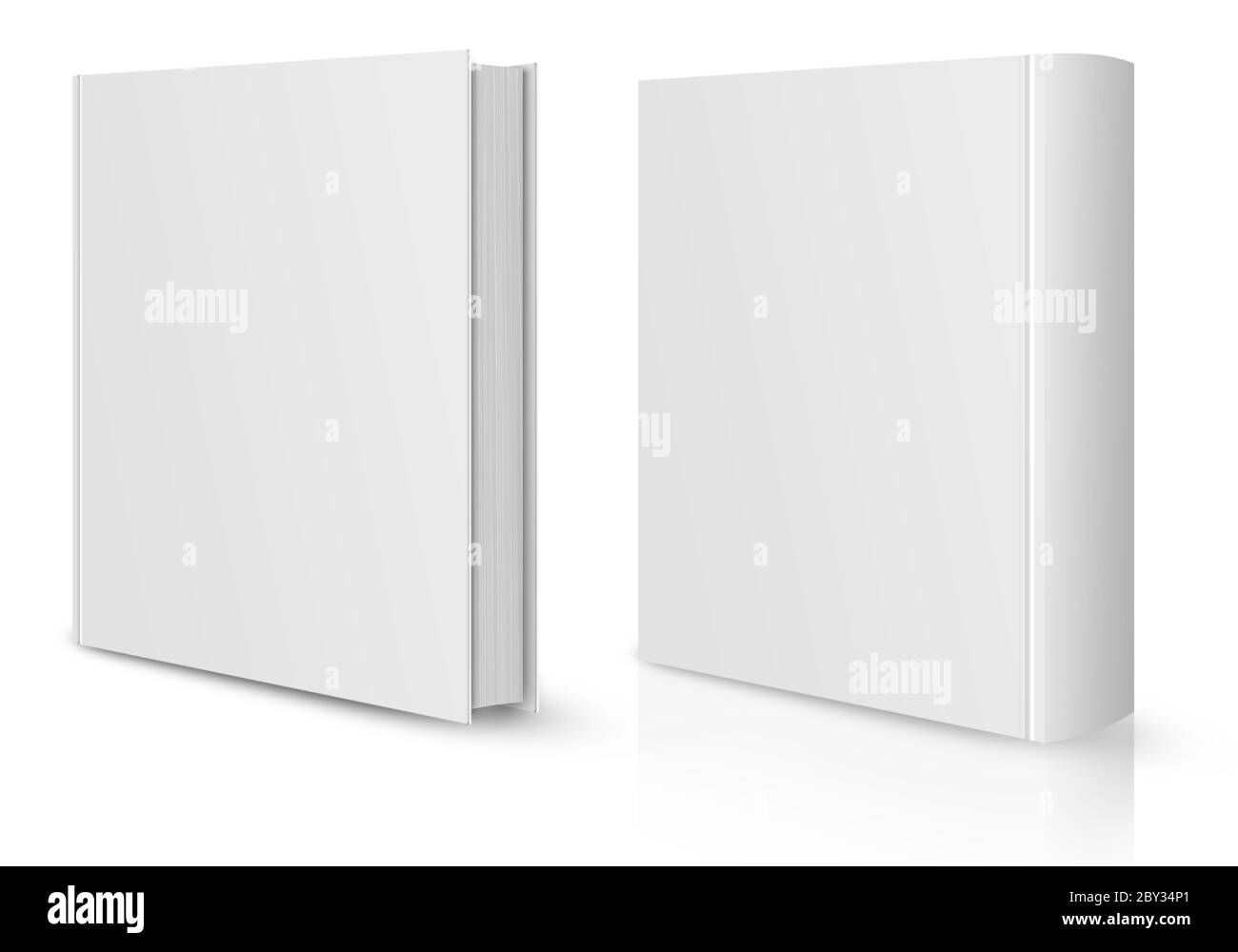Front and back view of book Stock Photo - Alamy