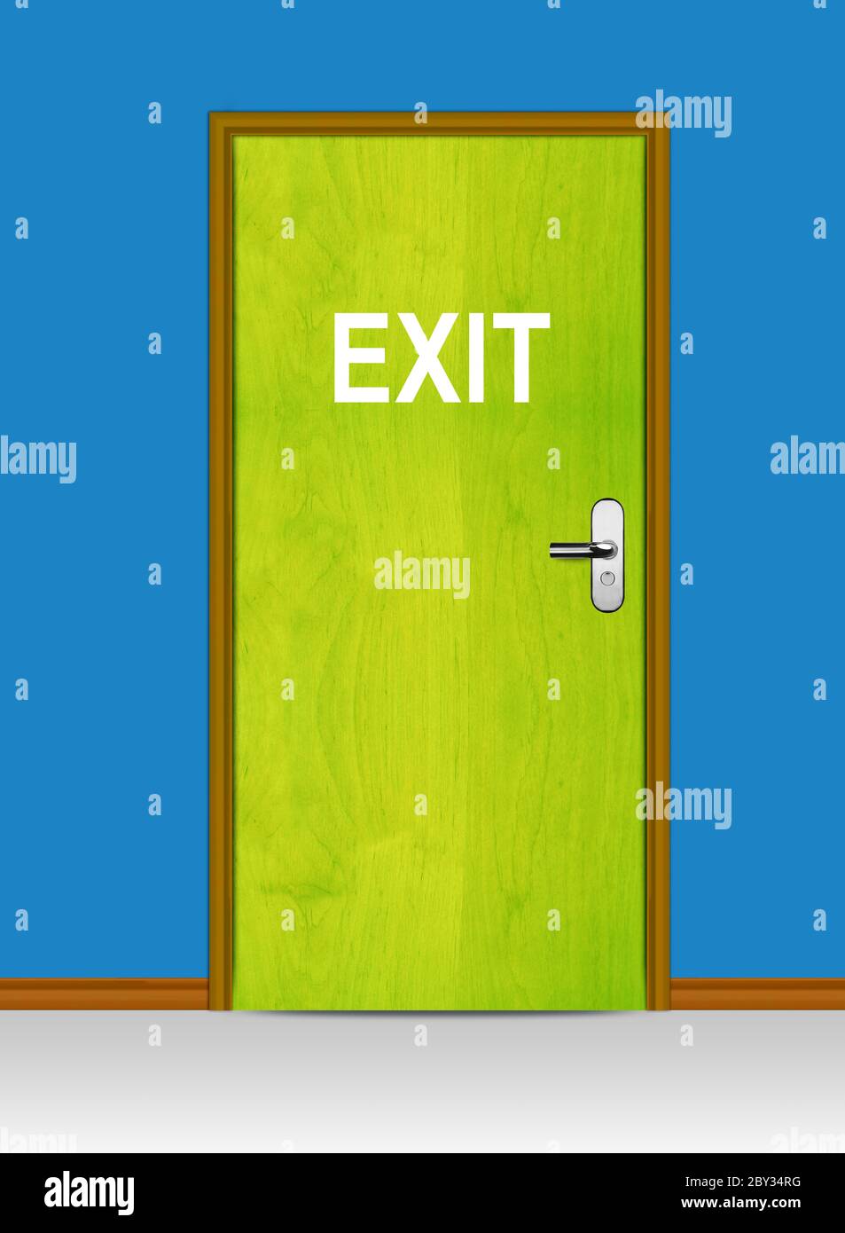 Emergency exit sign construction sign hi-res stock photography and ...