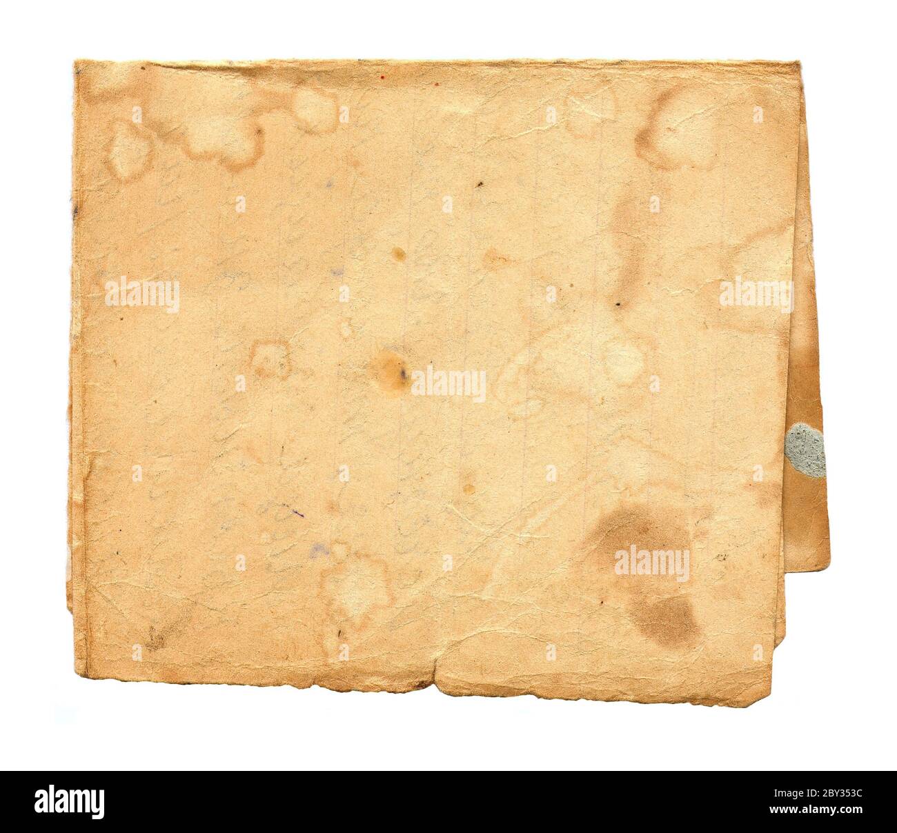 Old dirty paper isolated Stock Photo - Alamy