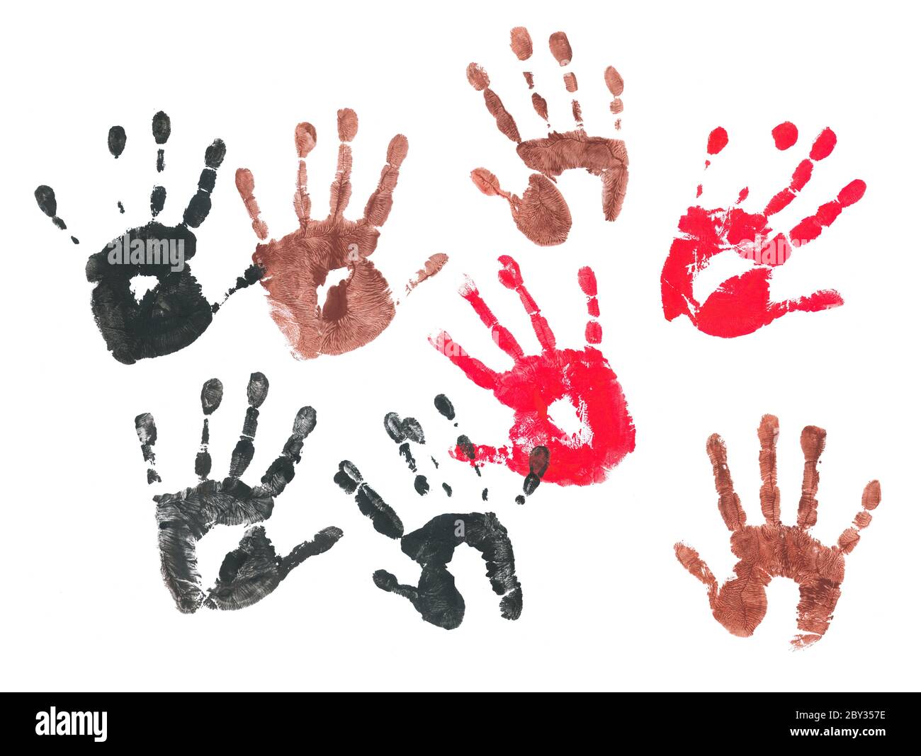 Bloody fingerprint Cut Out Stock Images & Pictures - Alamy