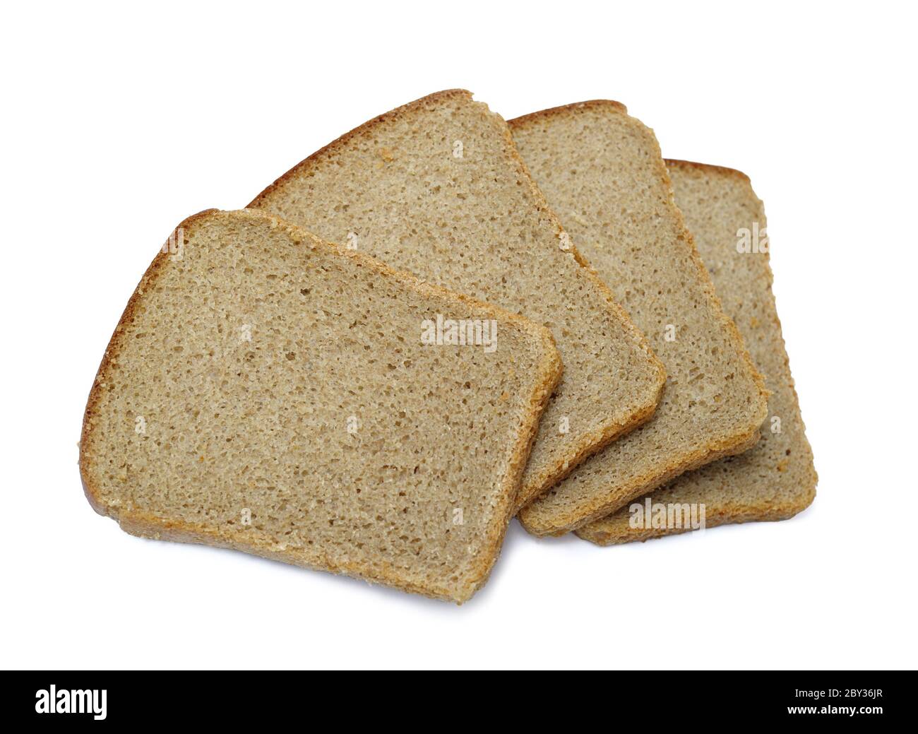 Slices of bread isolated Stock Photo - Alamy