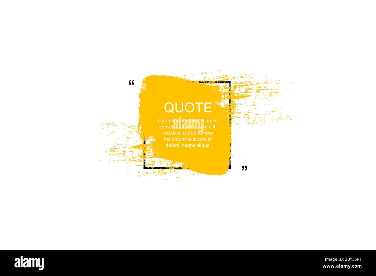 Quote box frame, big set. Quote box icon. Texting quote boxes. Blank ...