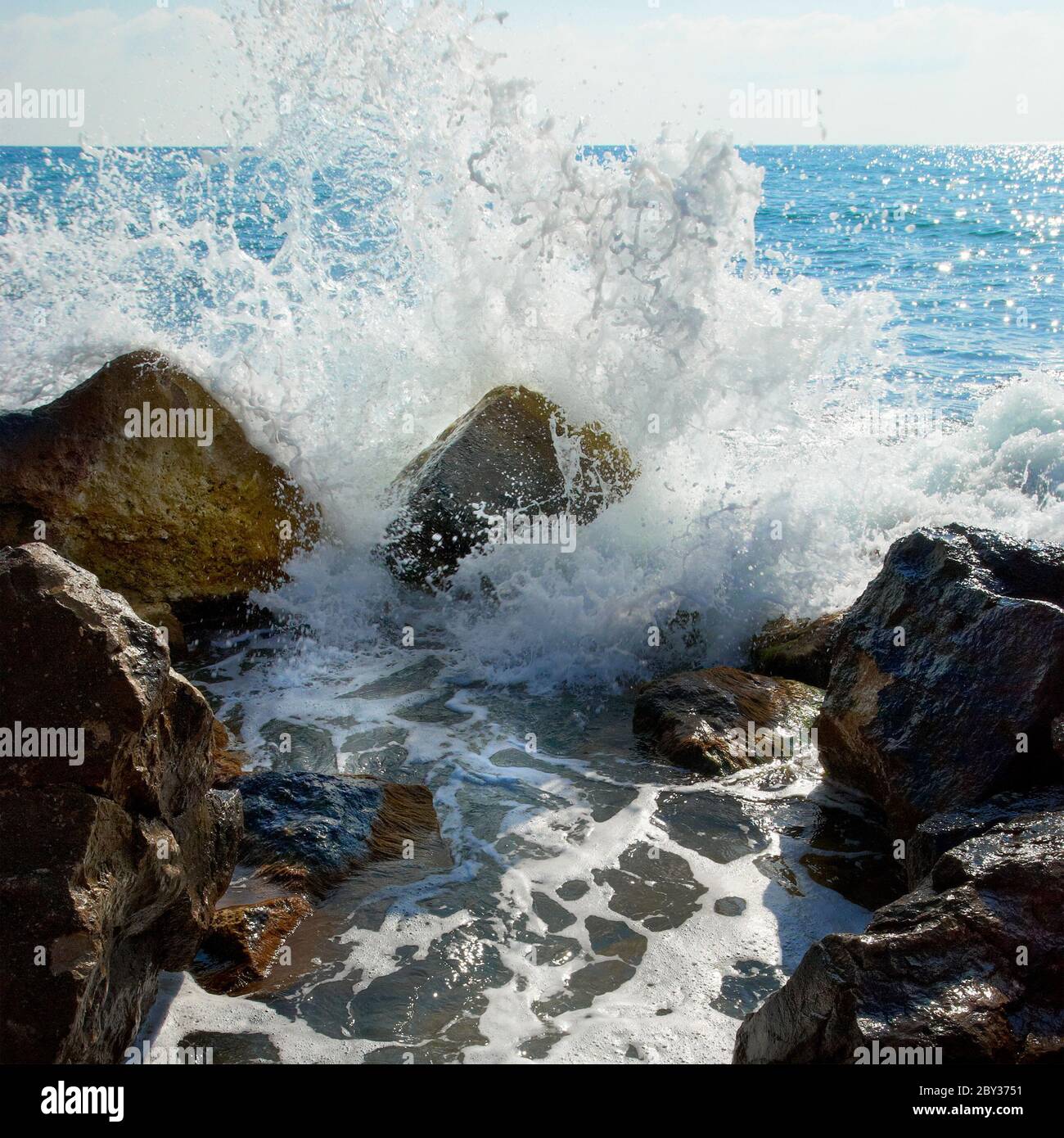 Stones at the seaside Stock Photo - Alamy
