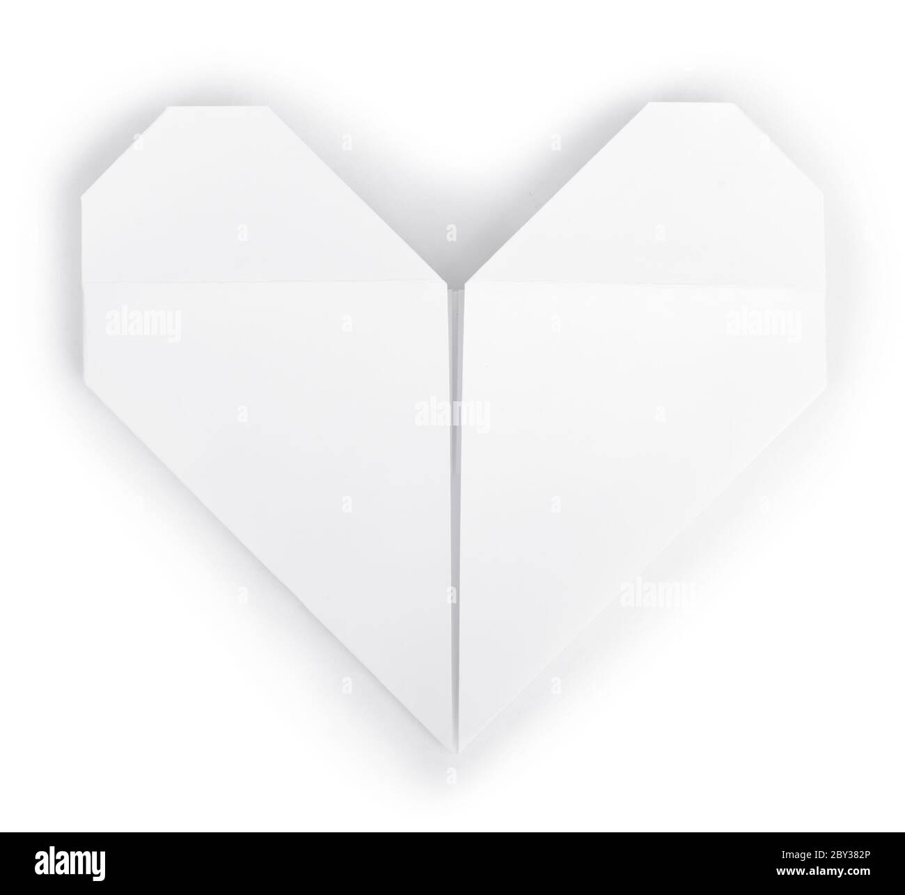 Origami paper heart shape Cut Out Stock Images & Pictures - Alamy