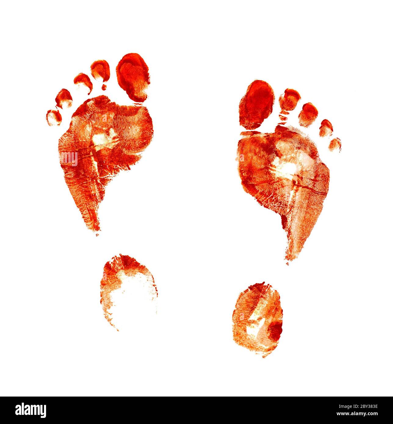 Spooky foot prints Stock Photo - Alamy