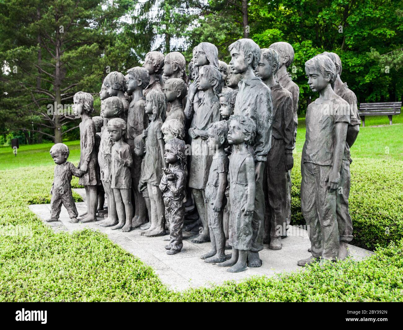 LIDICE, CZECH REPUBLIC - CIRCA JUNE 2013: The Childrens War Victims ...
