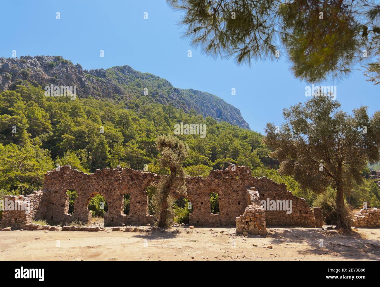 Old town Olympos in Turkey Stock Photo - Alamy