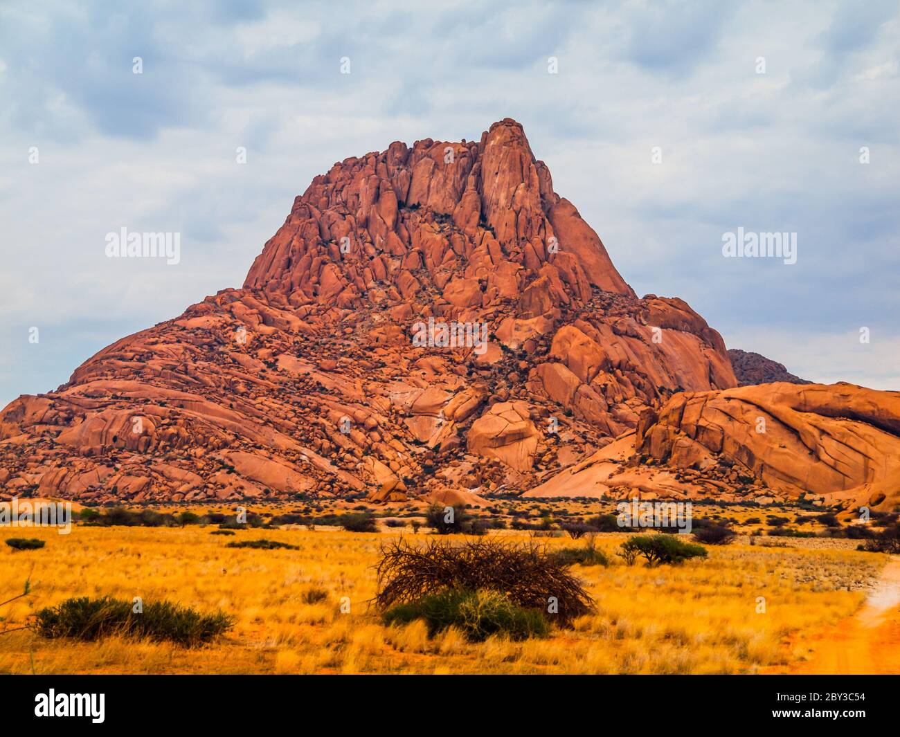 Spitzkoppe mountain - bald granite peak in Namibia Stock Photo - Alamy