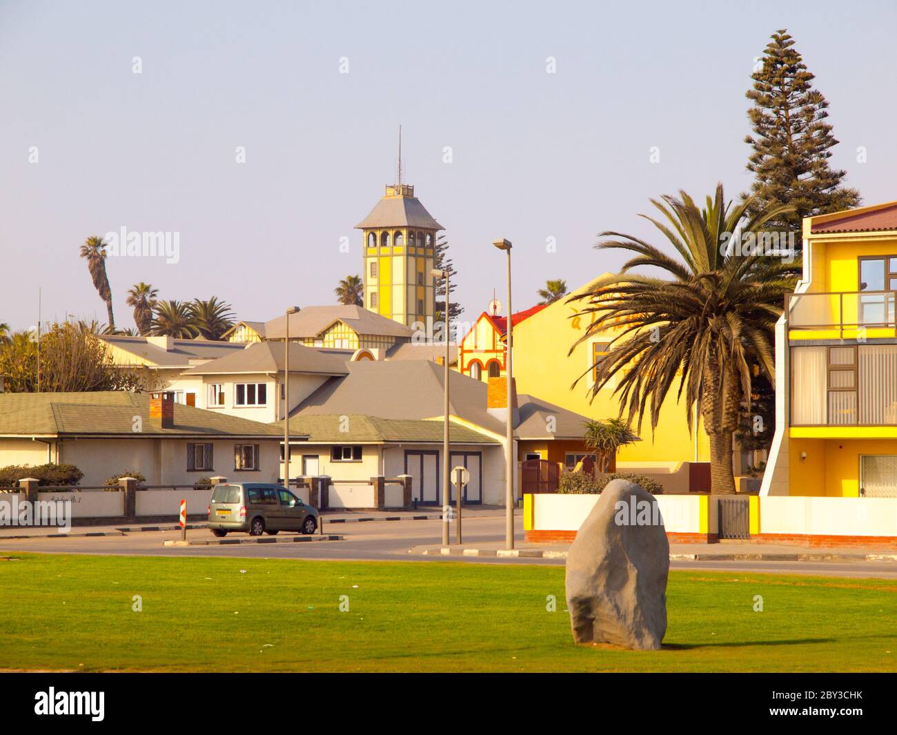 Africa namibia swakopmund city street hi-res stock photography and ...