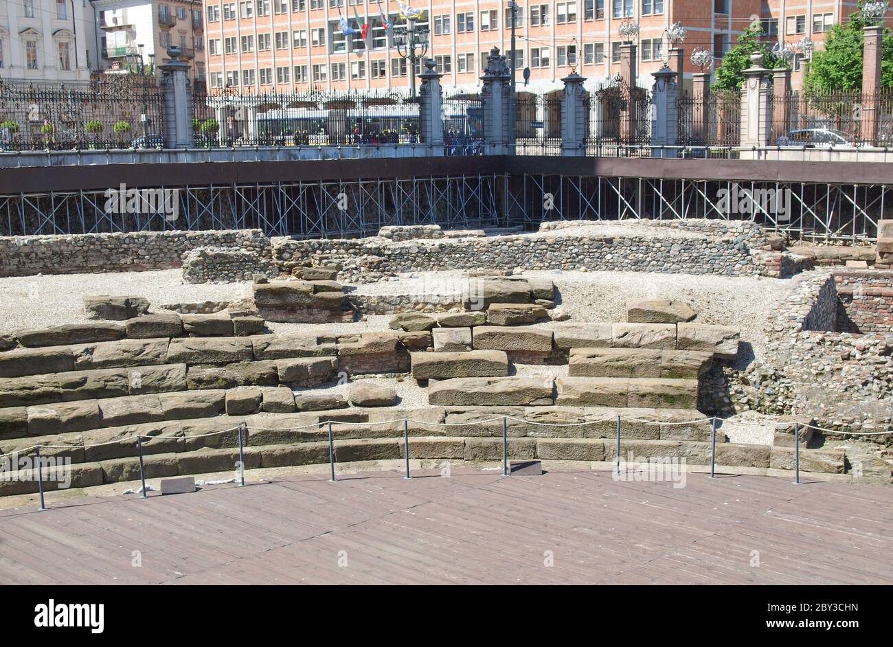 Roman Theatre, Turin Stock Photo - Alamy