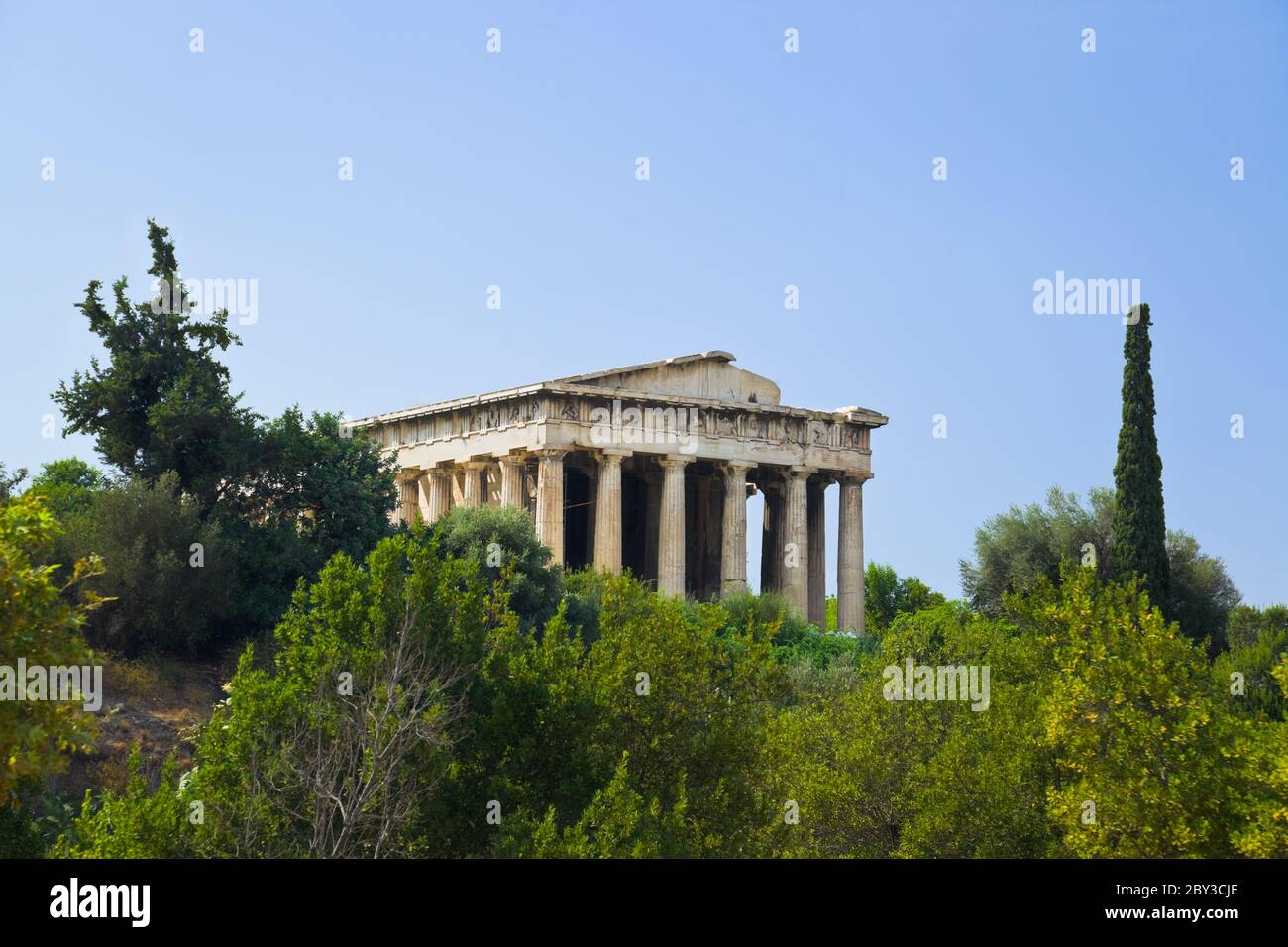 Ancient Agora at Athens, Greece Stock Photo - Alamy