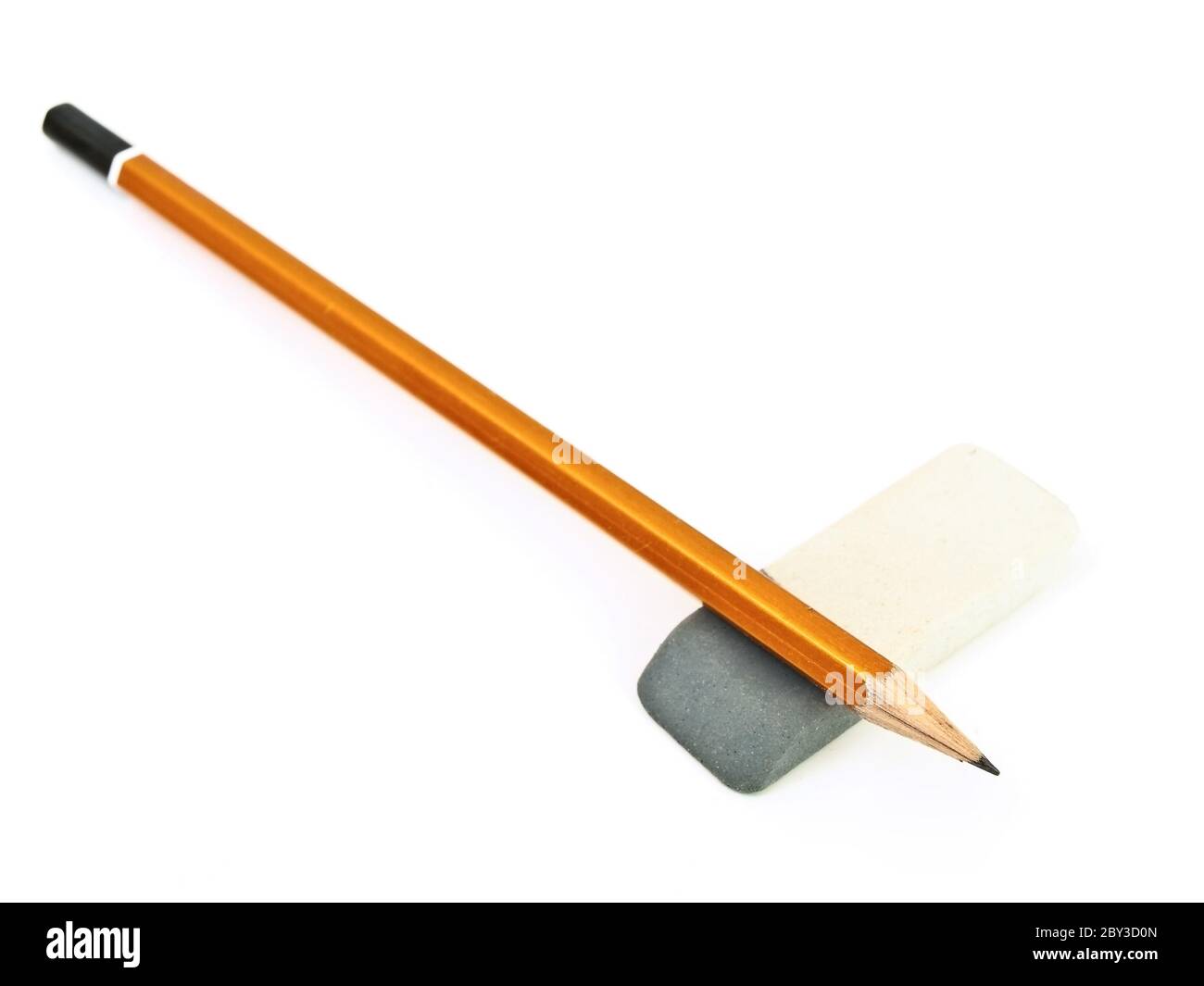 pencil and eraser Stock Photo - Alamy