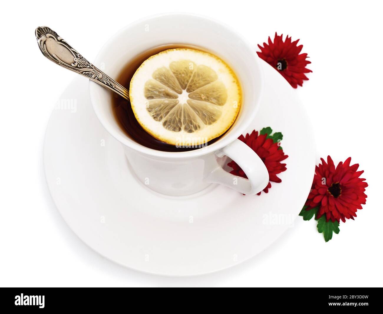tea with flower Stock Photo - Alamy