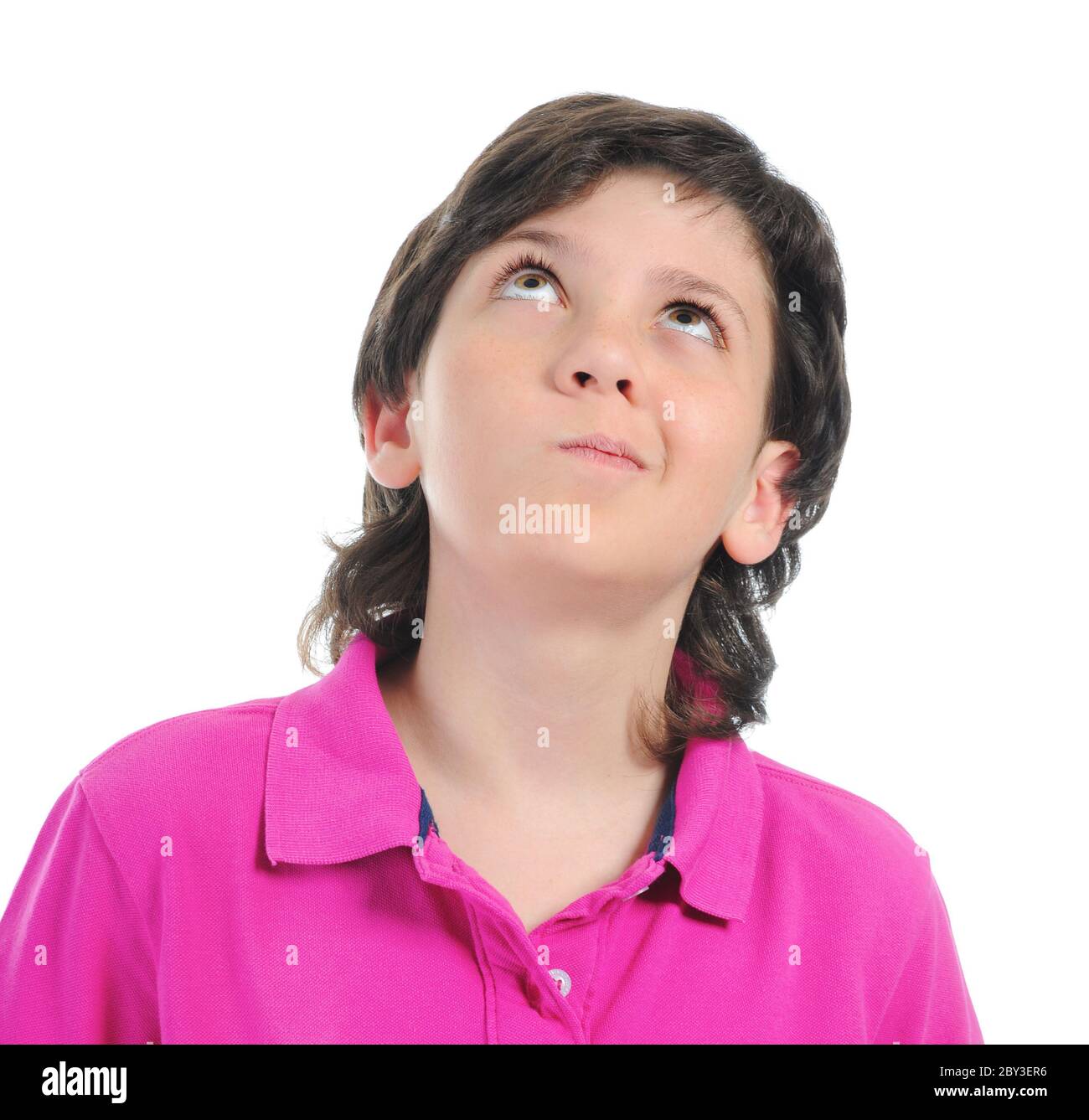 Portrait of emotionally boy Stock Photo - Alamy