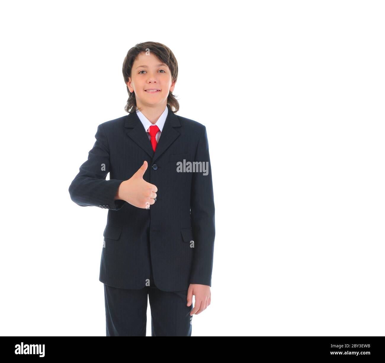 portrait of a boy businessman in a business suit Stock Photo - Alamy