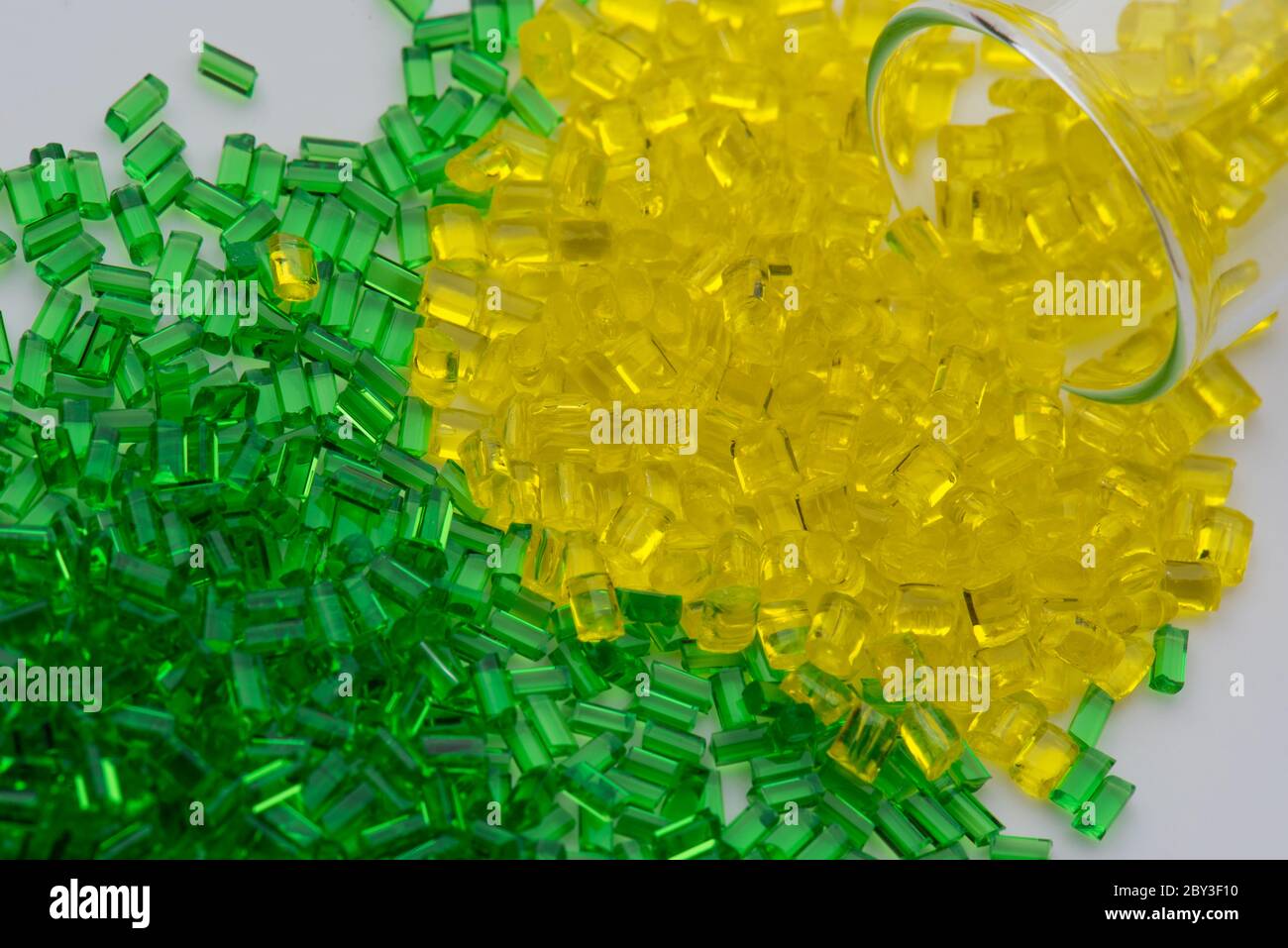 transparent polymer resin granulate Stock Photo - Alamy
