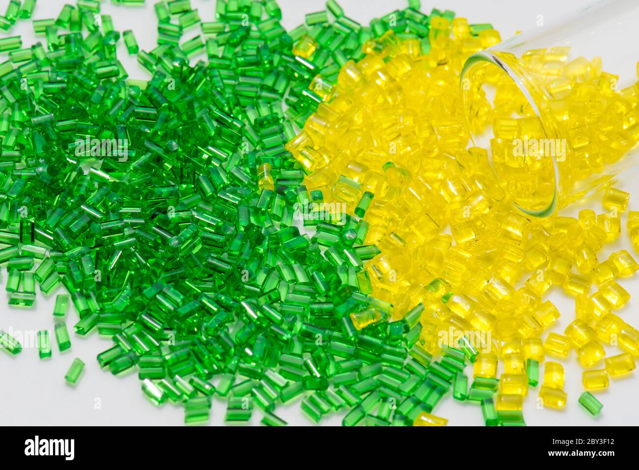 transparent polymer resin granulate Stock Photo - Alamy