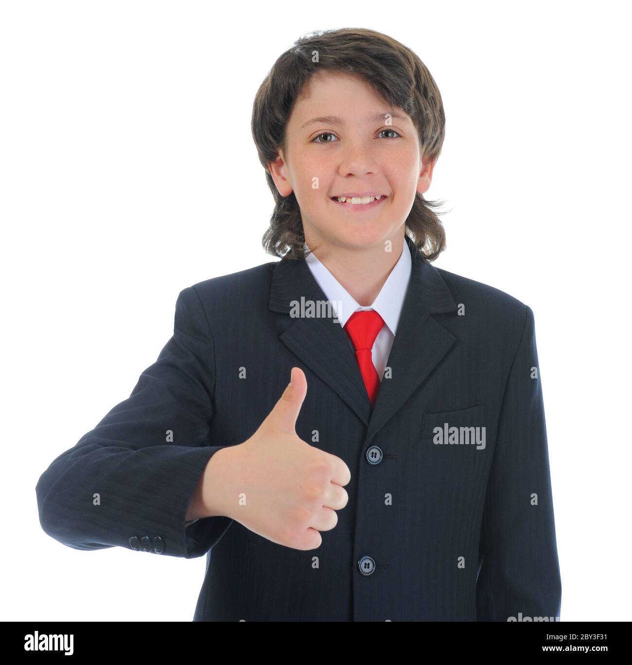 portrait of a boy businessman in a business suit Stock Photo - Alamy