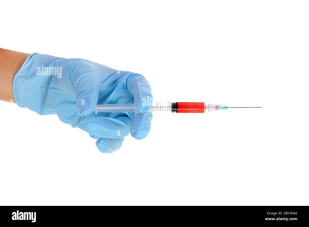Female hand syringe Cut Out Stock Images & Pictures - Alamy