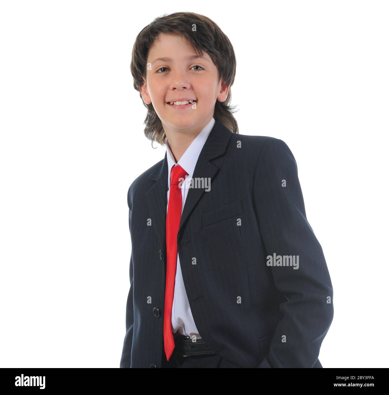 portrait of a boy businessman in a business suit Stock Photo - Alamy