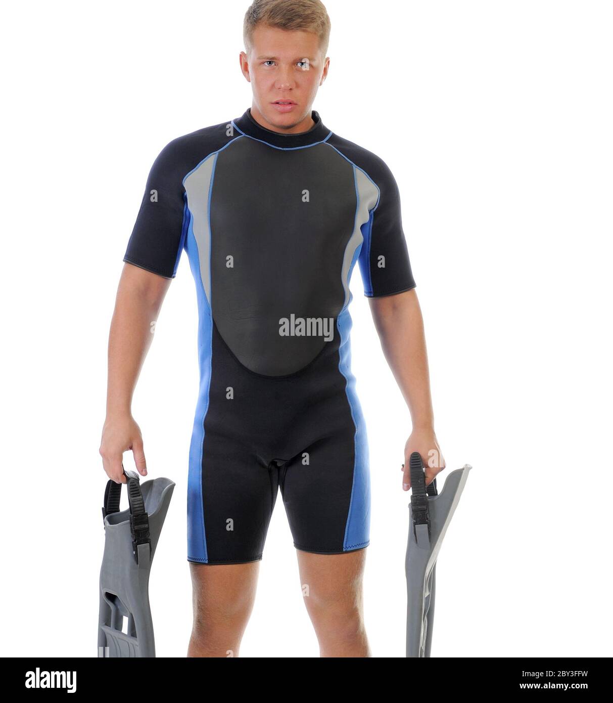 underwater hunter in full equipment Stock Photo - Alamy