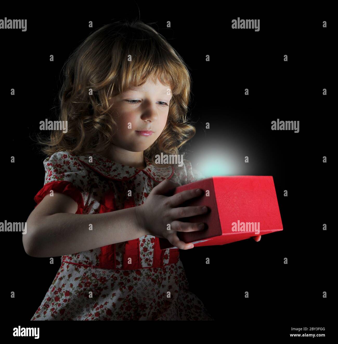 gift in magic packing Stock Photo - Alamy