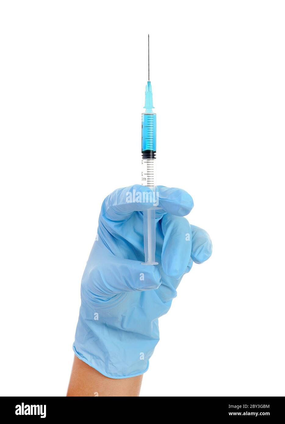 Female hand syringe Cut Out Stock Images & Pictures - Alamy