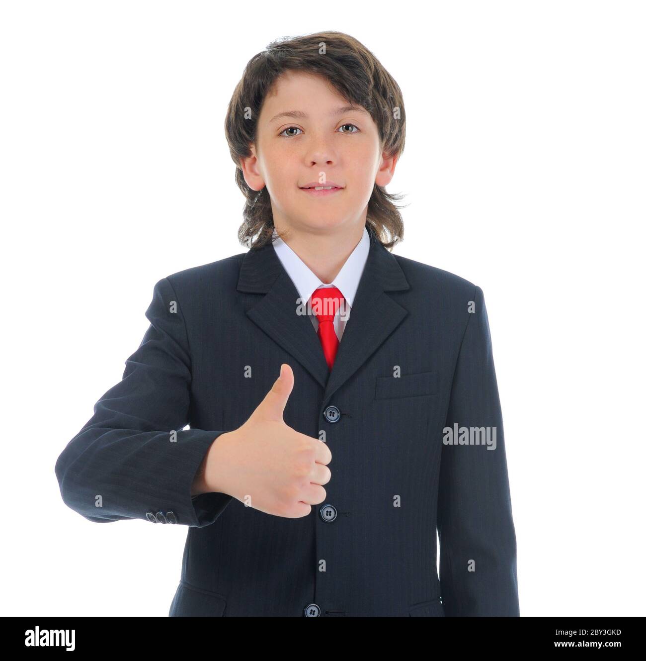 portrait of a boy businessman in a business suit Stock Photo - Alamy