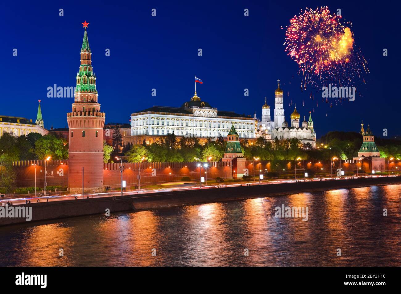 Fireworks festival in moscow hi-res stock photography and images - Alamy