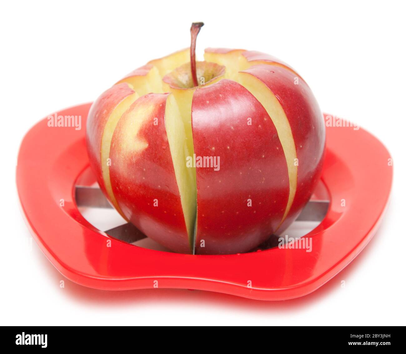 Knife cutting apple Cut Out Stock Images & Pictures - Alamy