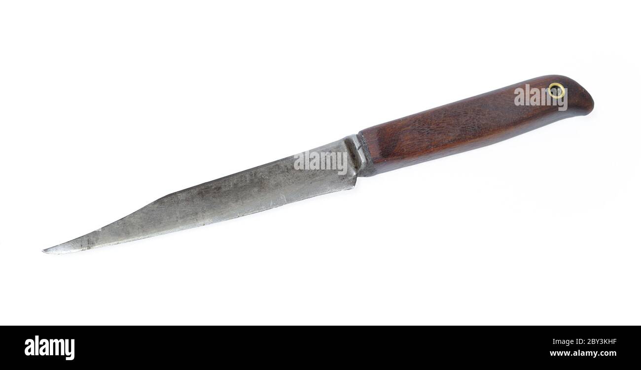 Old kitchen knife Stock Photo - Alamy
