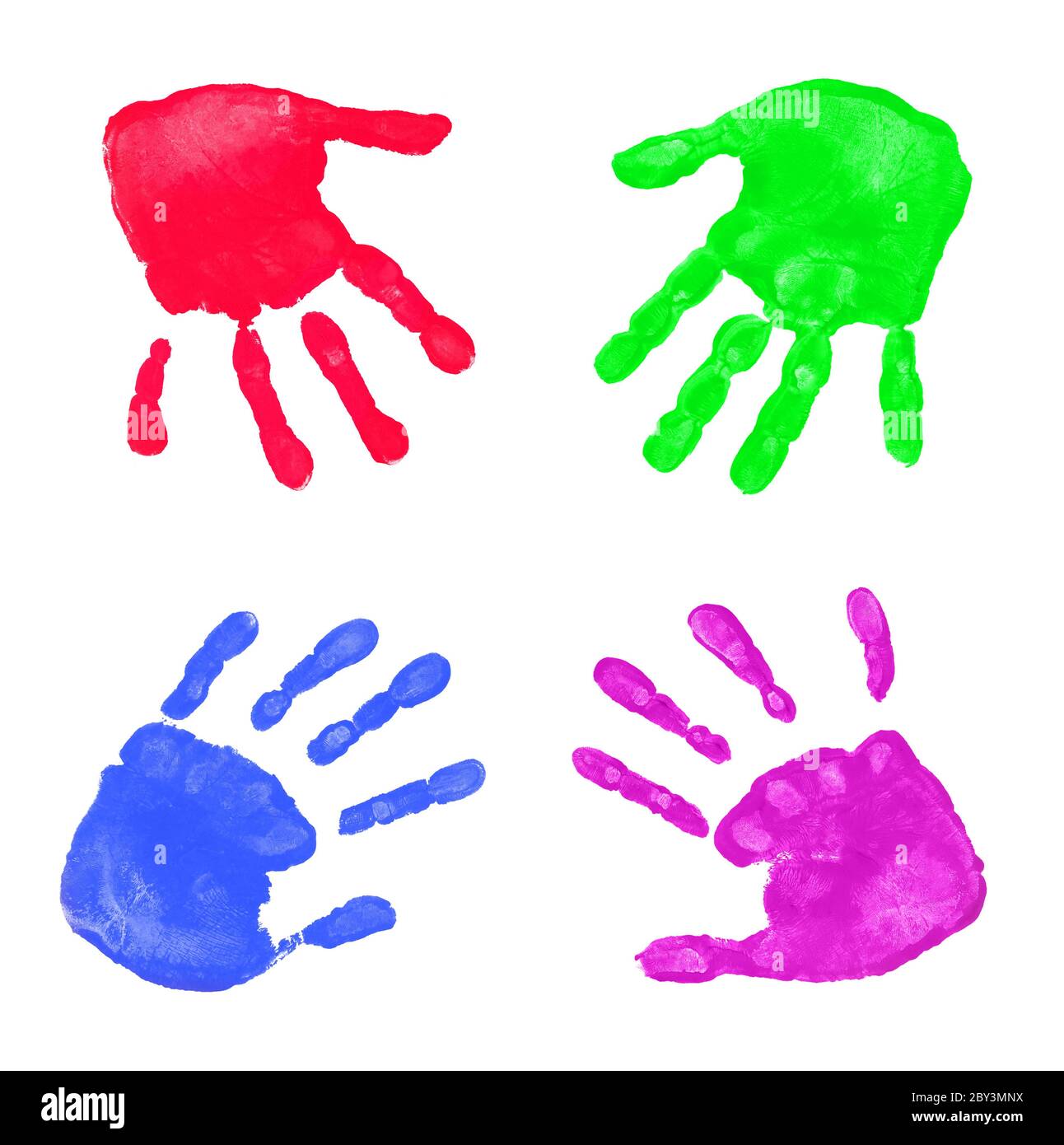 Colorful hands prints Stock Photo - Alamy Colorful hands prints Stock Photo - Alamy