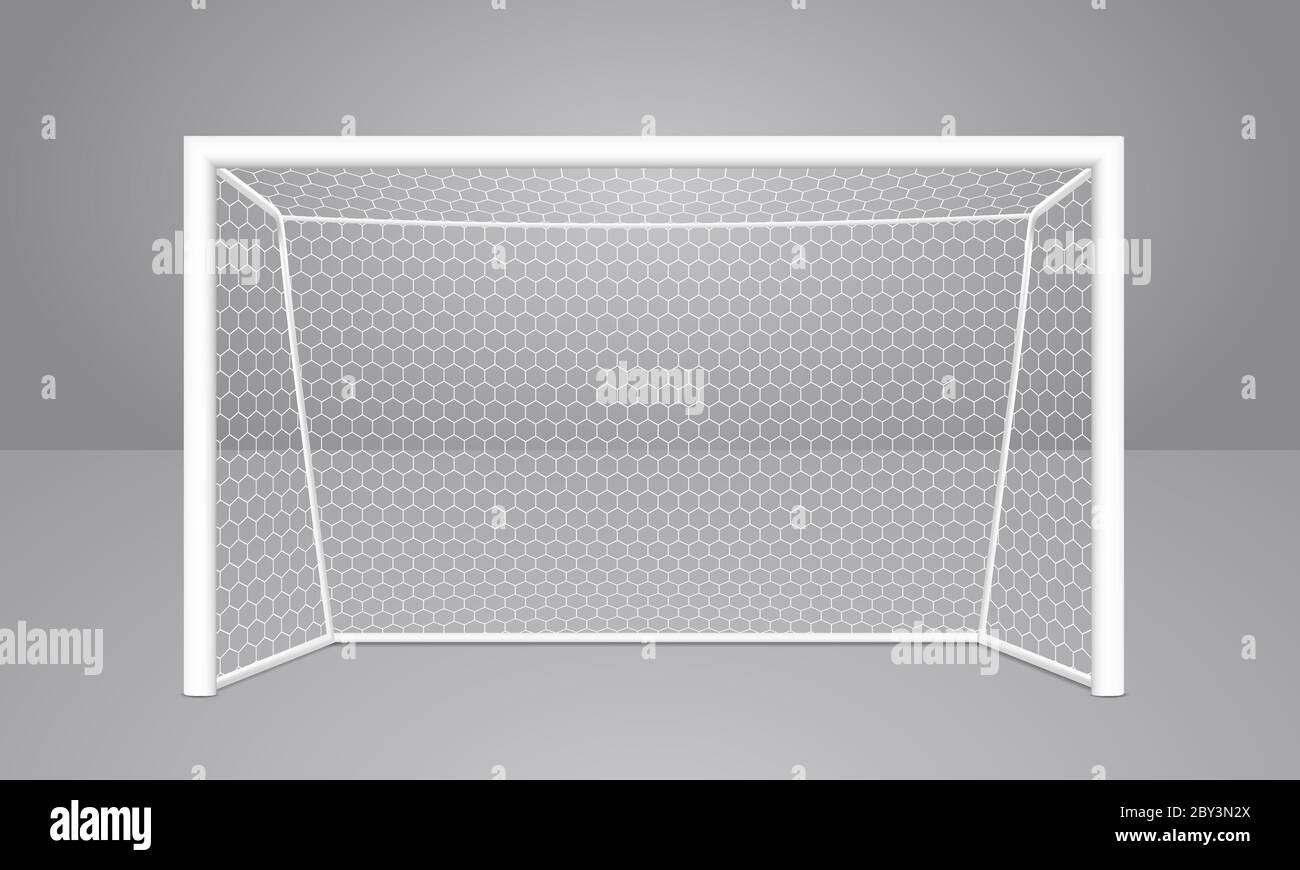 Football soccer goal realistic sports equipment. Mini football goal ...