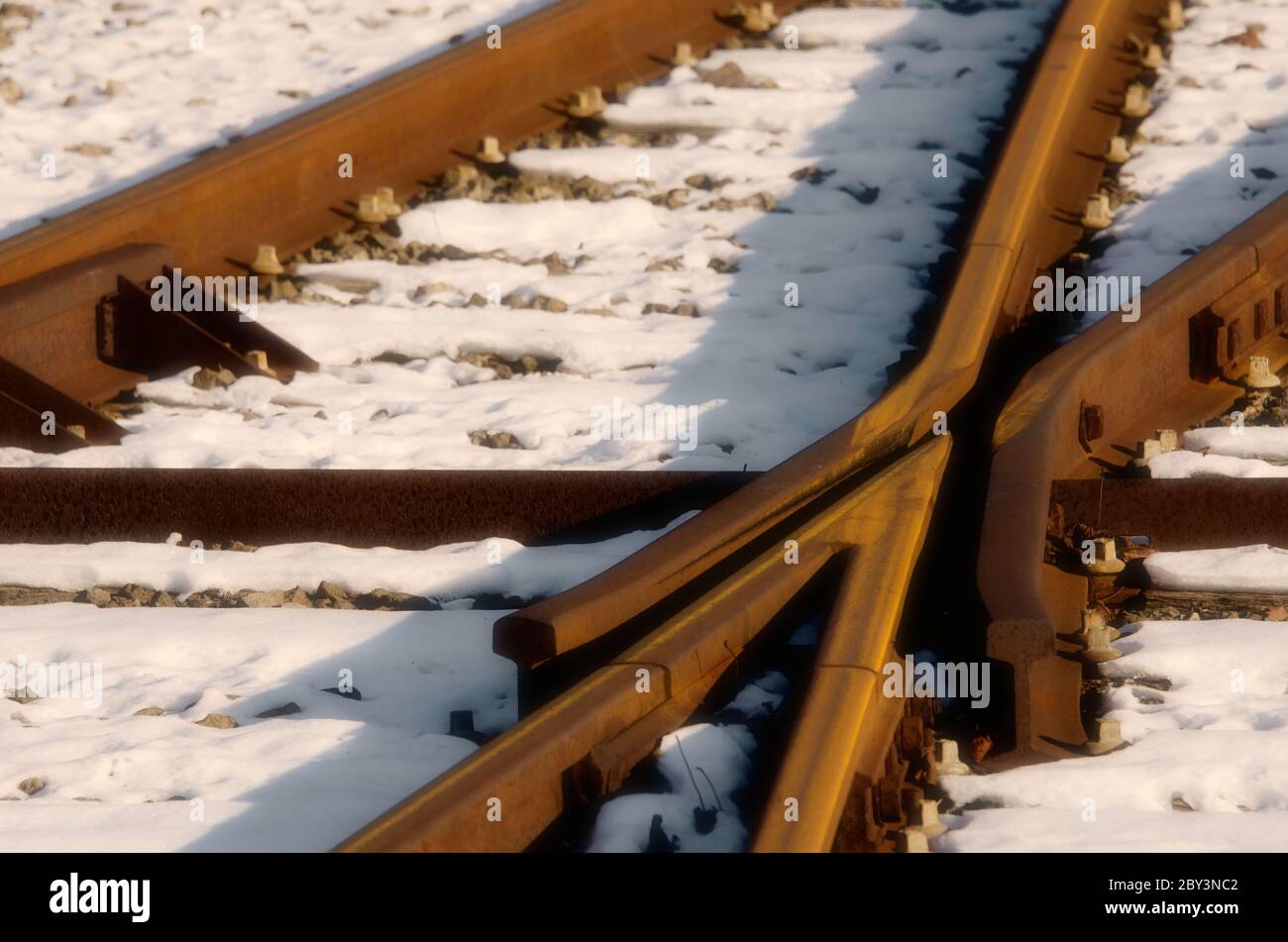 White iron rails hi-res stock photography and images - Alamy