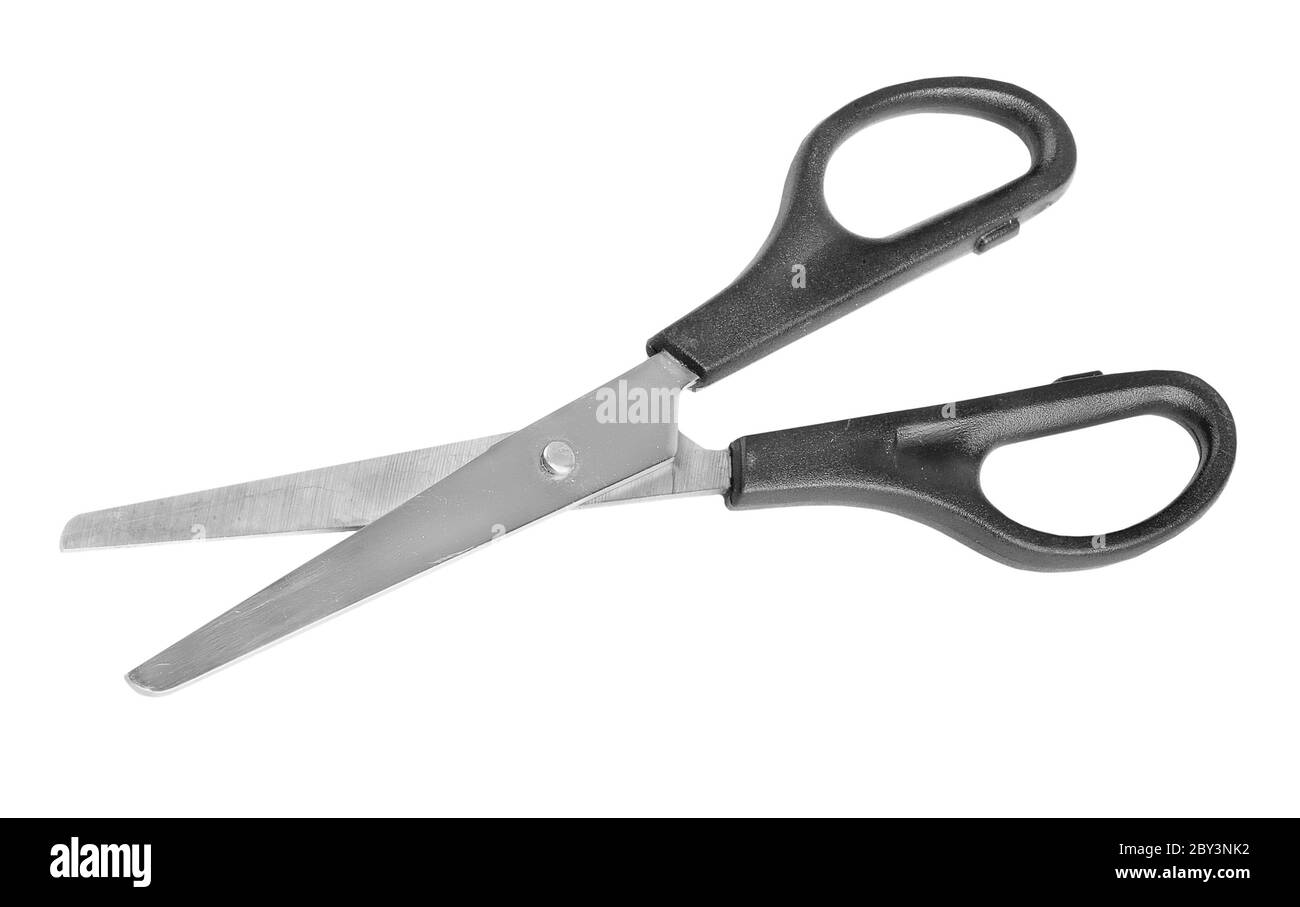 Plastic scissors Black and White Stock Photos & Images - Alamy