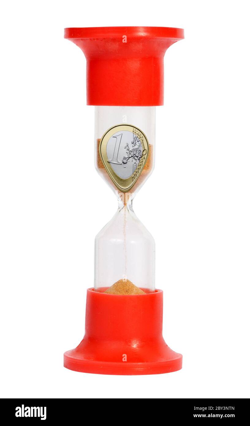 Money coin in glass Cut Out Stock Images & Pictures - Alamy