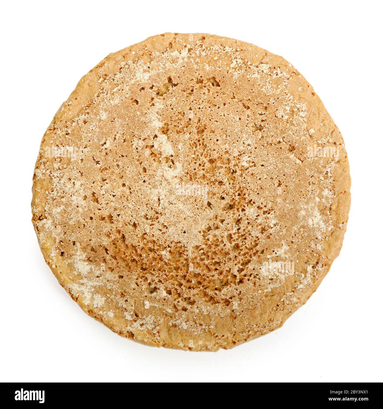 Single oatmeal cookie Stock Photo - Alamy
