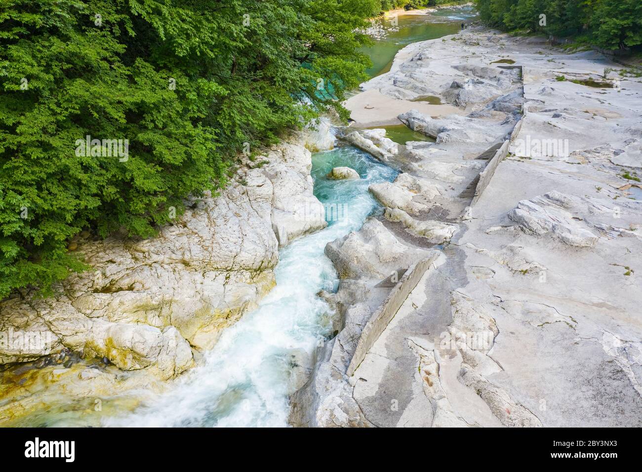 Aerial view serio river val hi-res stock photography and images - Alamy