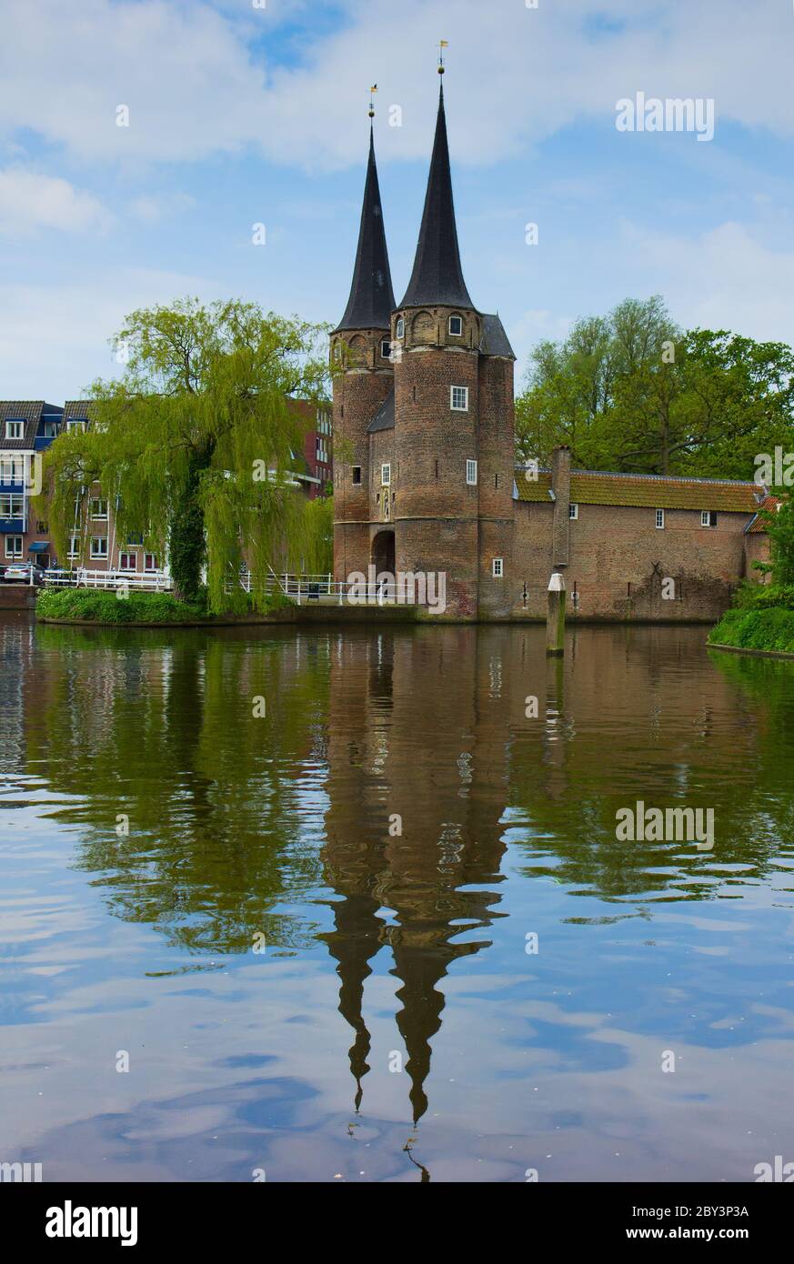 Delft canal bridge tree hi-res stock photography and images - Alamy