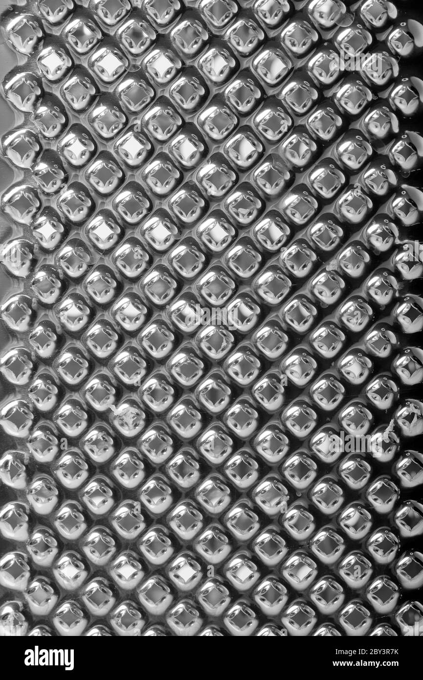 Grater texture metal Black and White Stock Photos & Images - Alamy