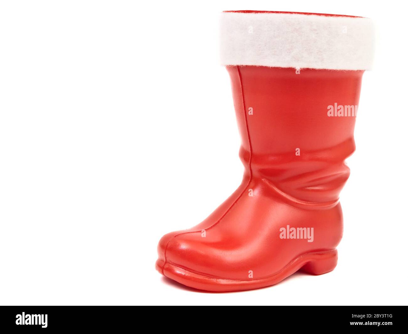 Festive holiday boot red Cut Out Stock Images & Pictures - Alamy