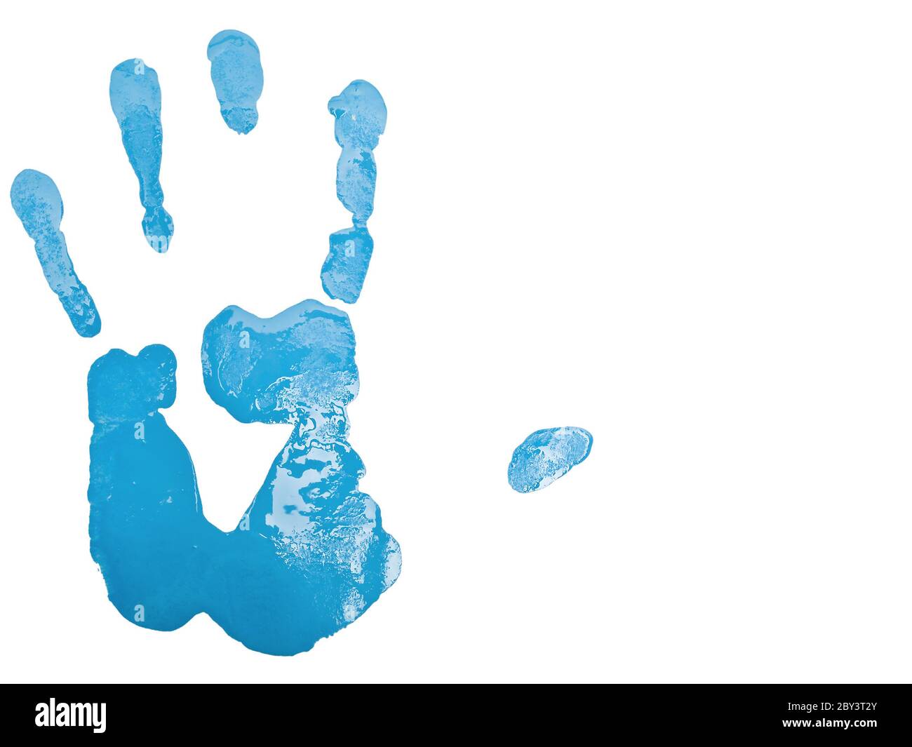 Hand print colour Cut Out Stock Images & Pictures - Alamy
