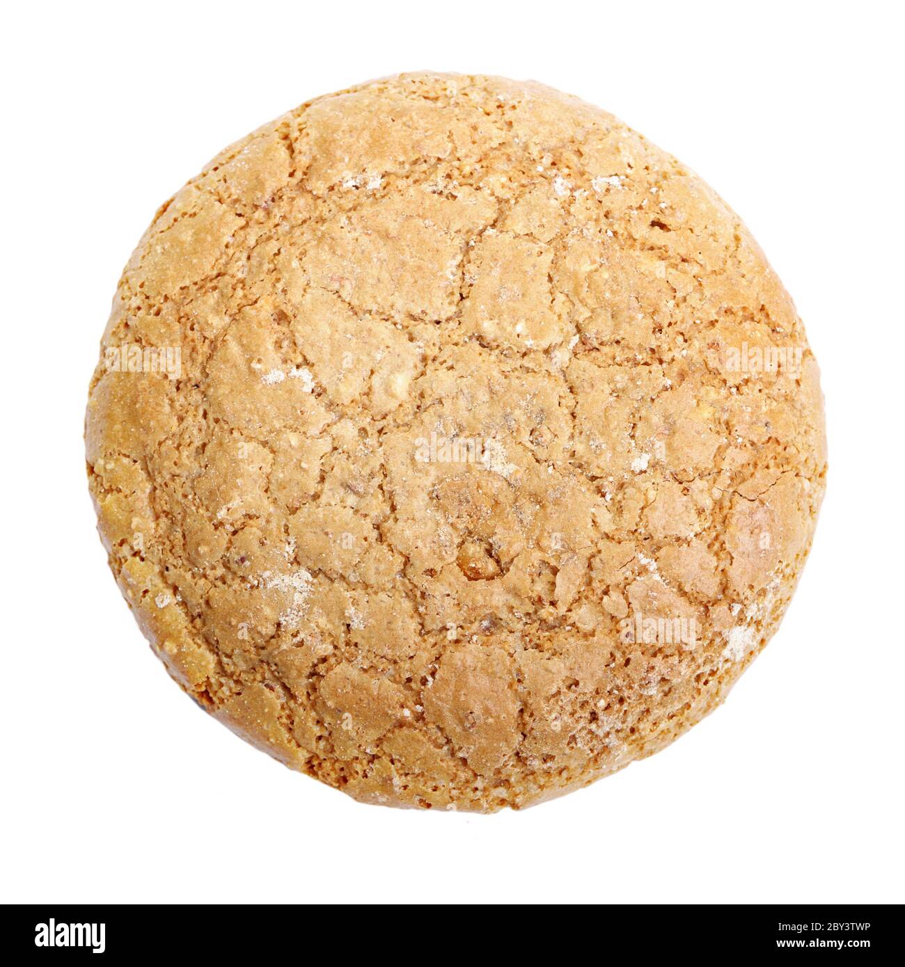 Single oatmeal cookie Stock Photo - Alamy
