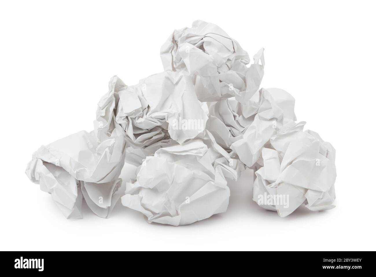 Heap of crumpled paper Stock Photo - Alamy