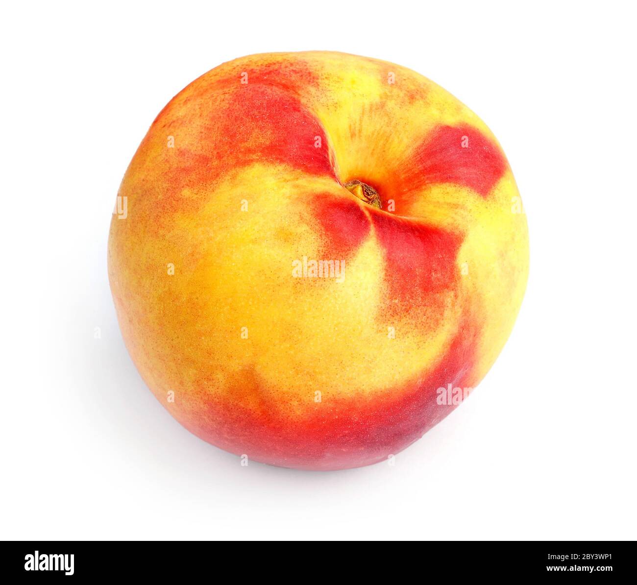 Huge peach isolated on white Stock Photo - Alamy